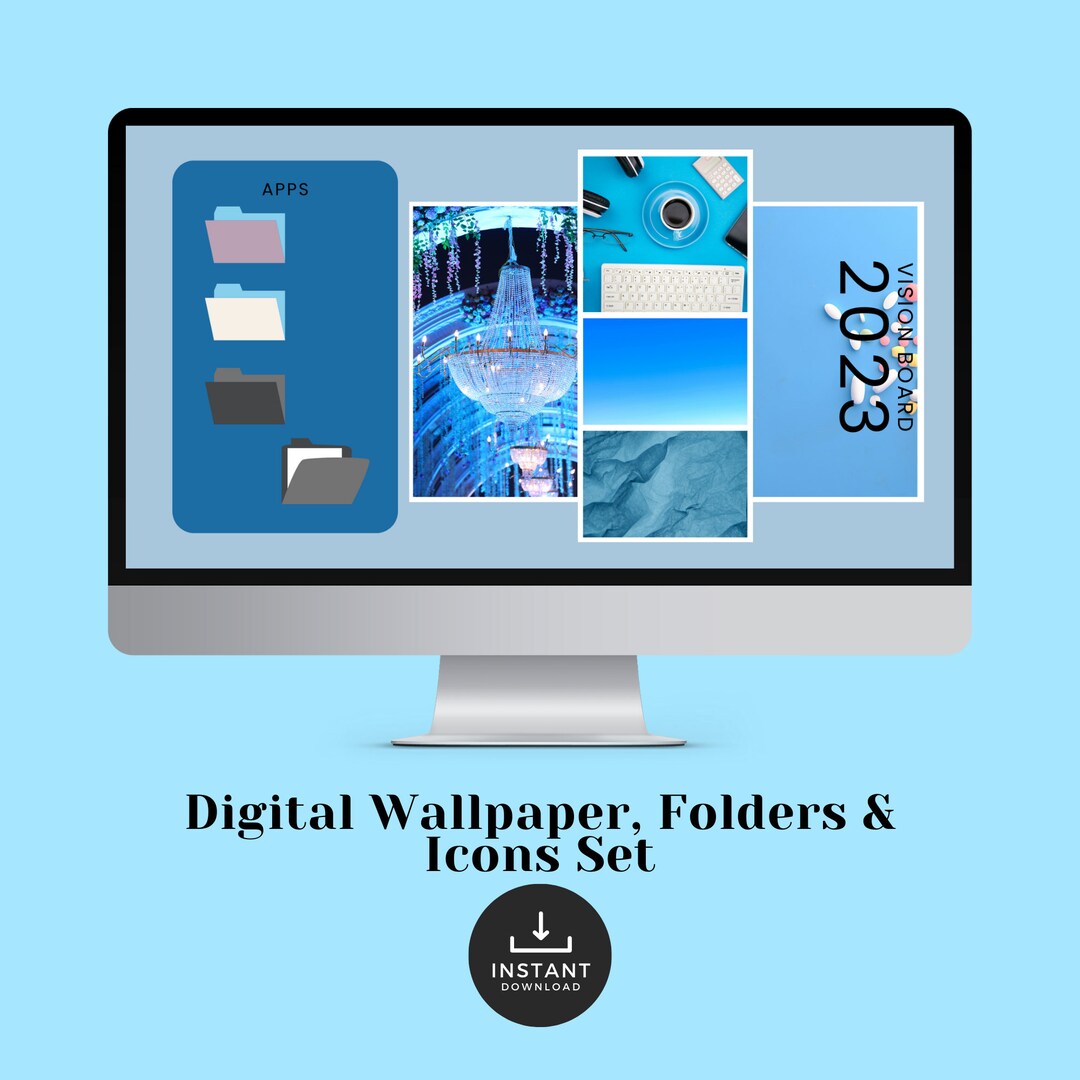 Productivity Desktop Calendar Wallpaper, Instant Download, Minimalist ...