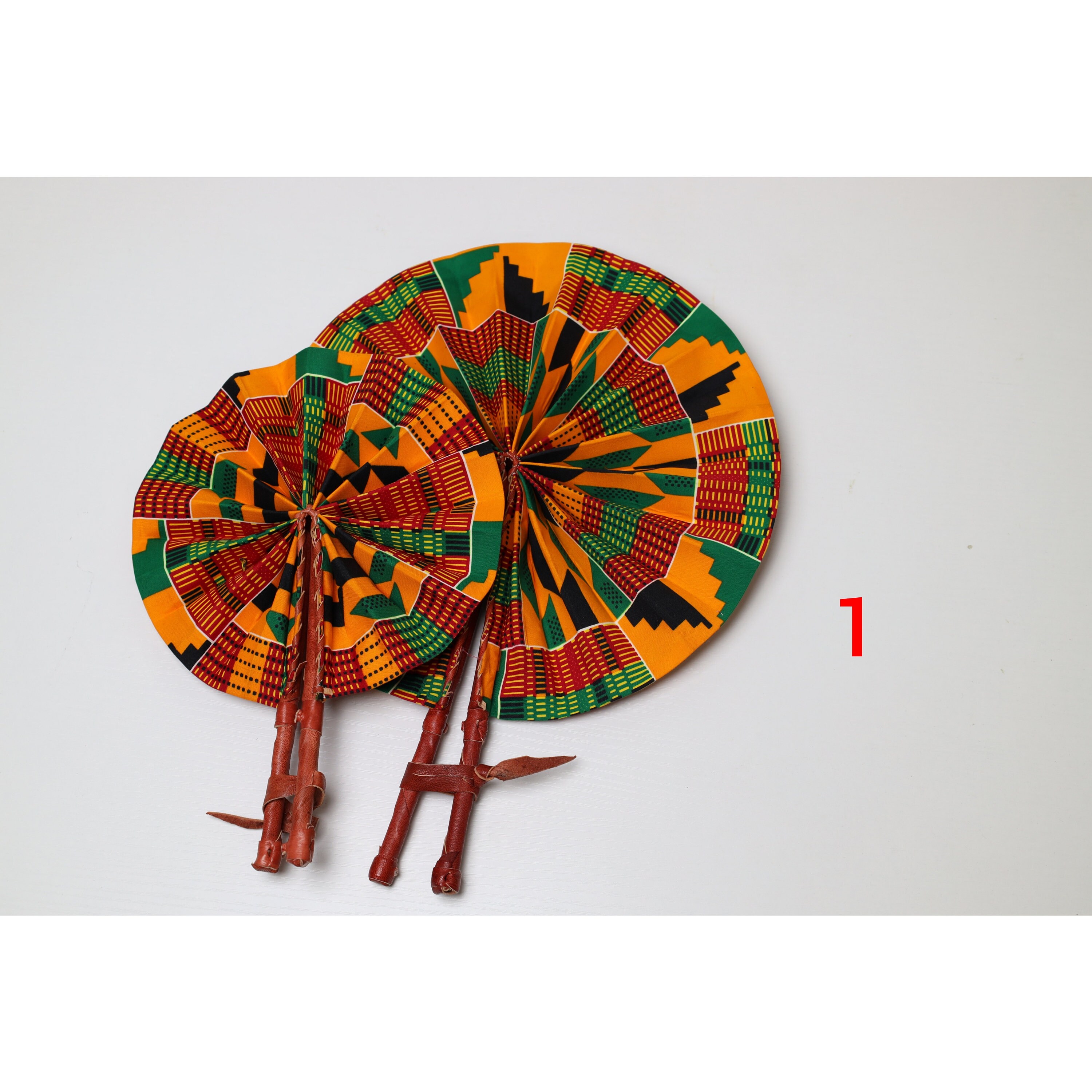 Kente African Cloth Colorful Hand Fan for Personal Use/ Home Decor - Etsy