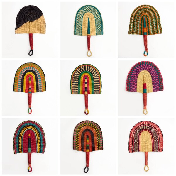 African Wedding Fan - Etsy