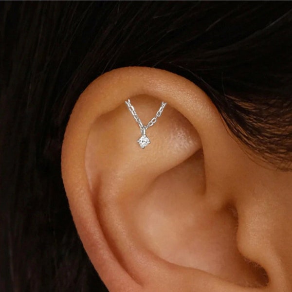 Helix Earring - Etsy UK