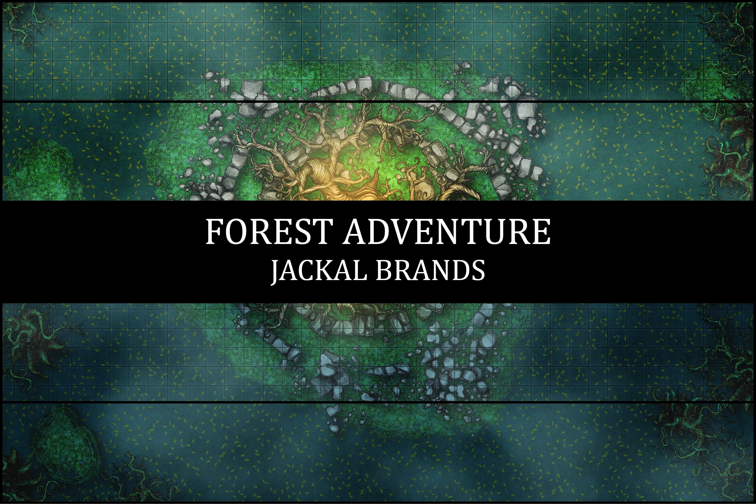 Forest Adventure Map Bundle 2K, 10 Battle Maps day and Night, Dnd Map ...