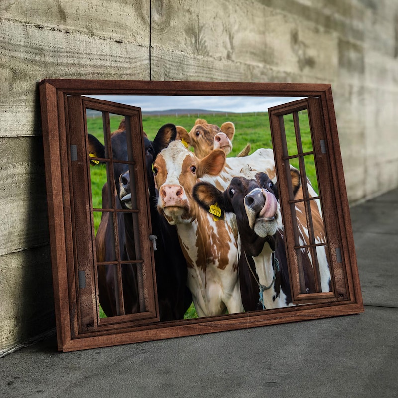 Cow Art - Etsy