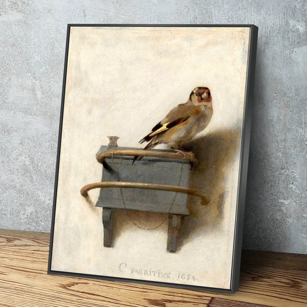 The Goldfinch Canvas Wall Art - Etsy