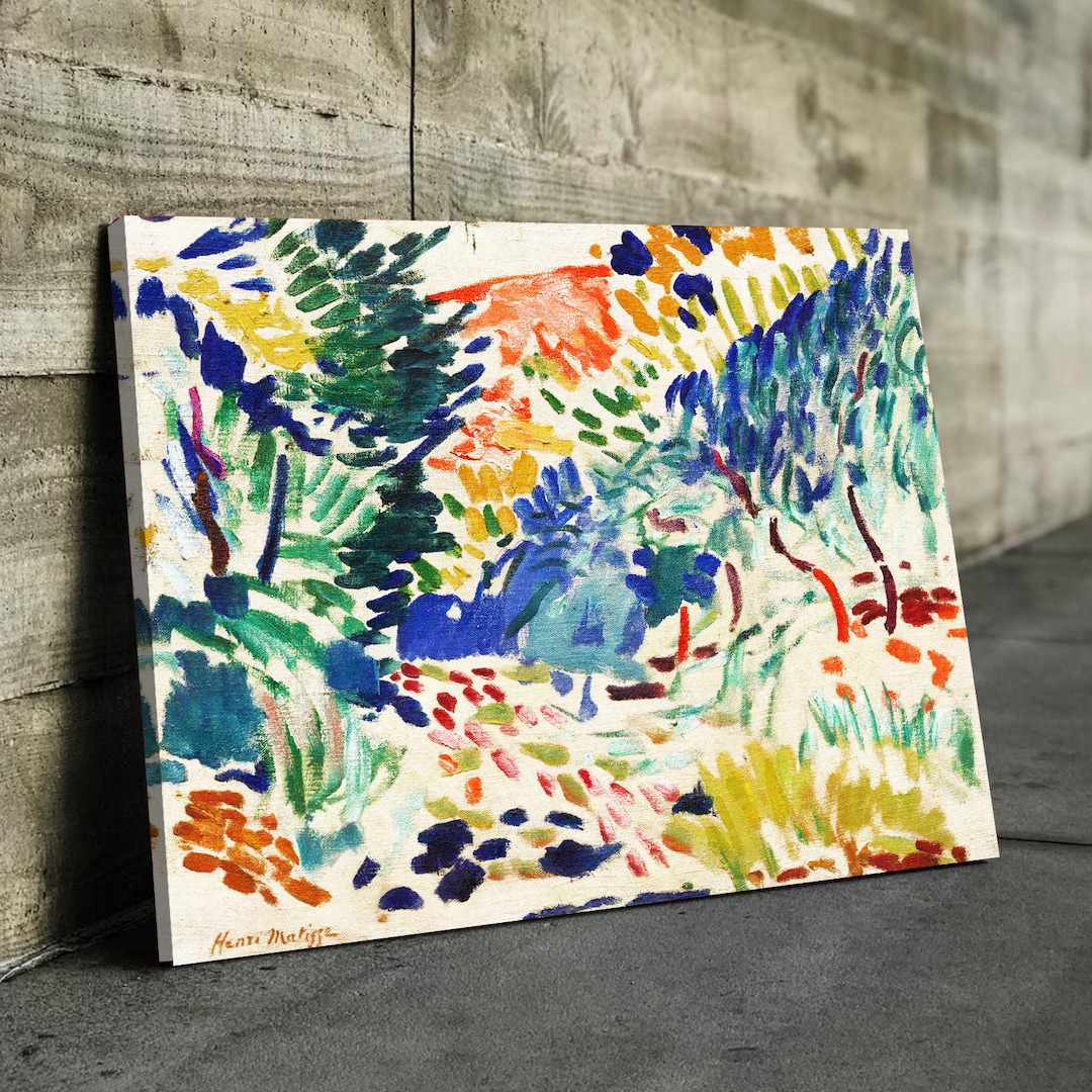 Colorful Abstract Landscape at Collioure Art Print by Henri Matisse ...