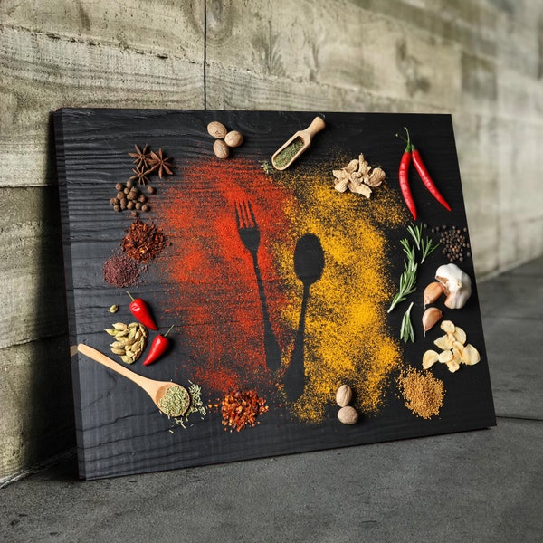 Kitchen Canvas Wall Art - Etsy