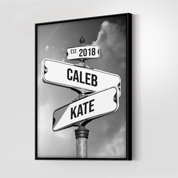 Wedding Street Sign - Etsy