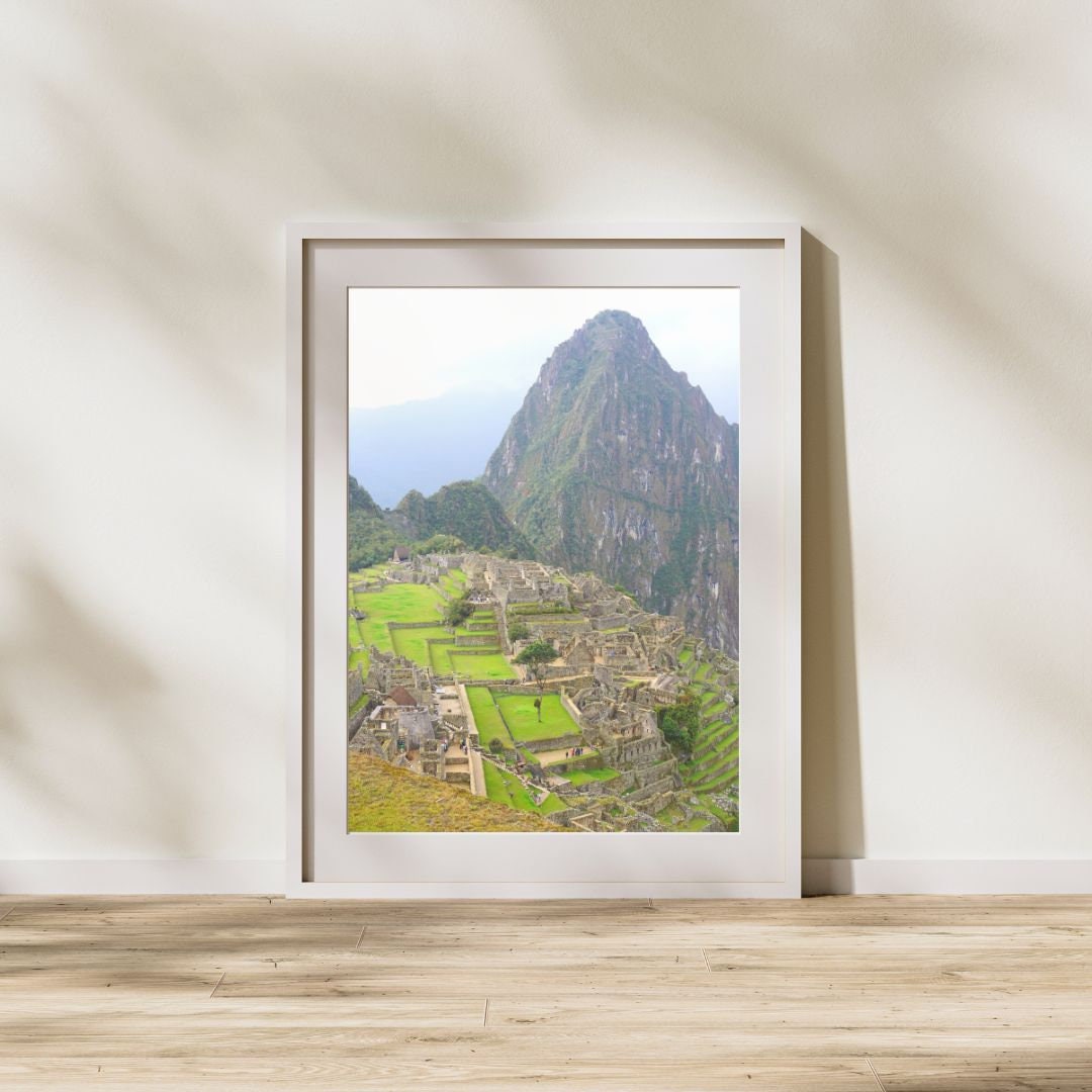 Travel Poster, Printable Print, Machu Picchu, Instant Download Art ...