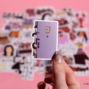 50 Pcs Friends TV Show Stickers, Tv Show Fan Stickers, Monica, Phoebe ...