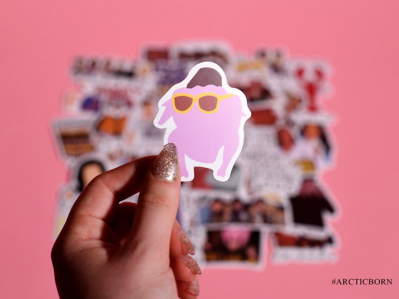 50 Pcs Friends TV Show Stickers, Tv Show Fan Stickers, Monica, Phoebe ...