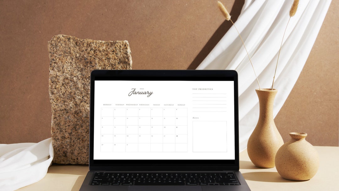 Printable Digital Download Perpetual Blank Calendar | Instant Download ...