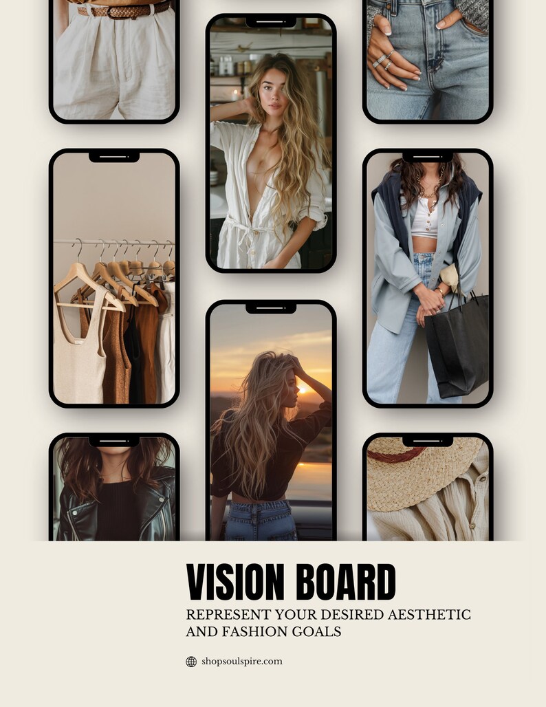 Digital Outfit Planner + Styling Guide | Editable Canva Template ...