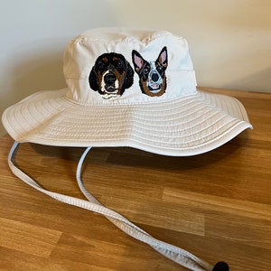 Custom Dog Bucket Hat Gifts for Friends Unique Gift Personalized Custom ...