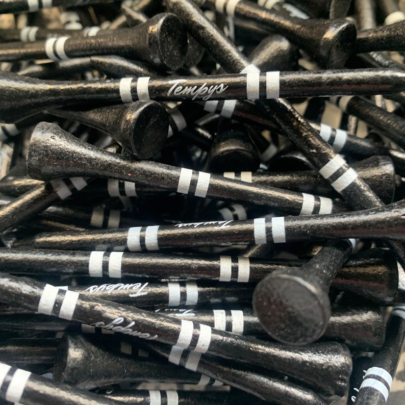100 Premium Quality Bamboo Wood Golf Tees Tempy's Tees Brand Golf Tees ...