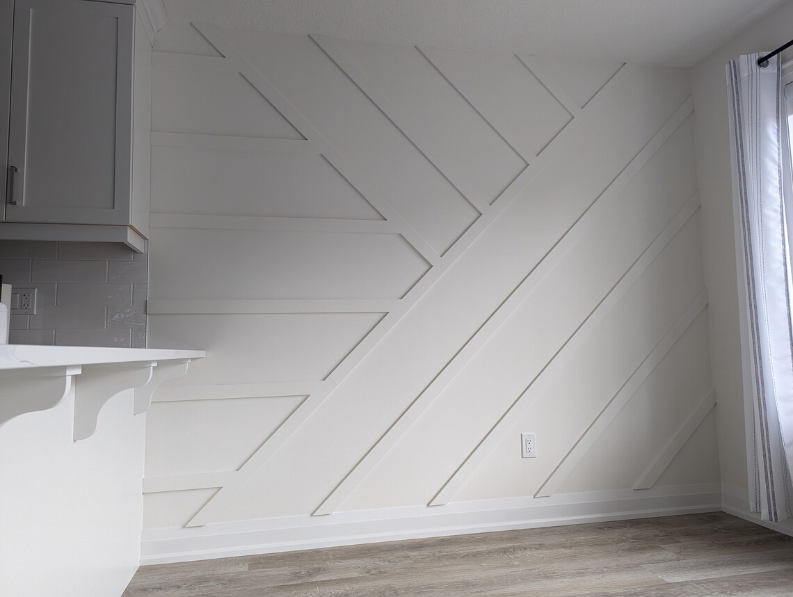 Custom Accent Wall Design and Material Kit Please Do Not Purchase From ...