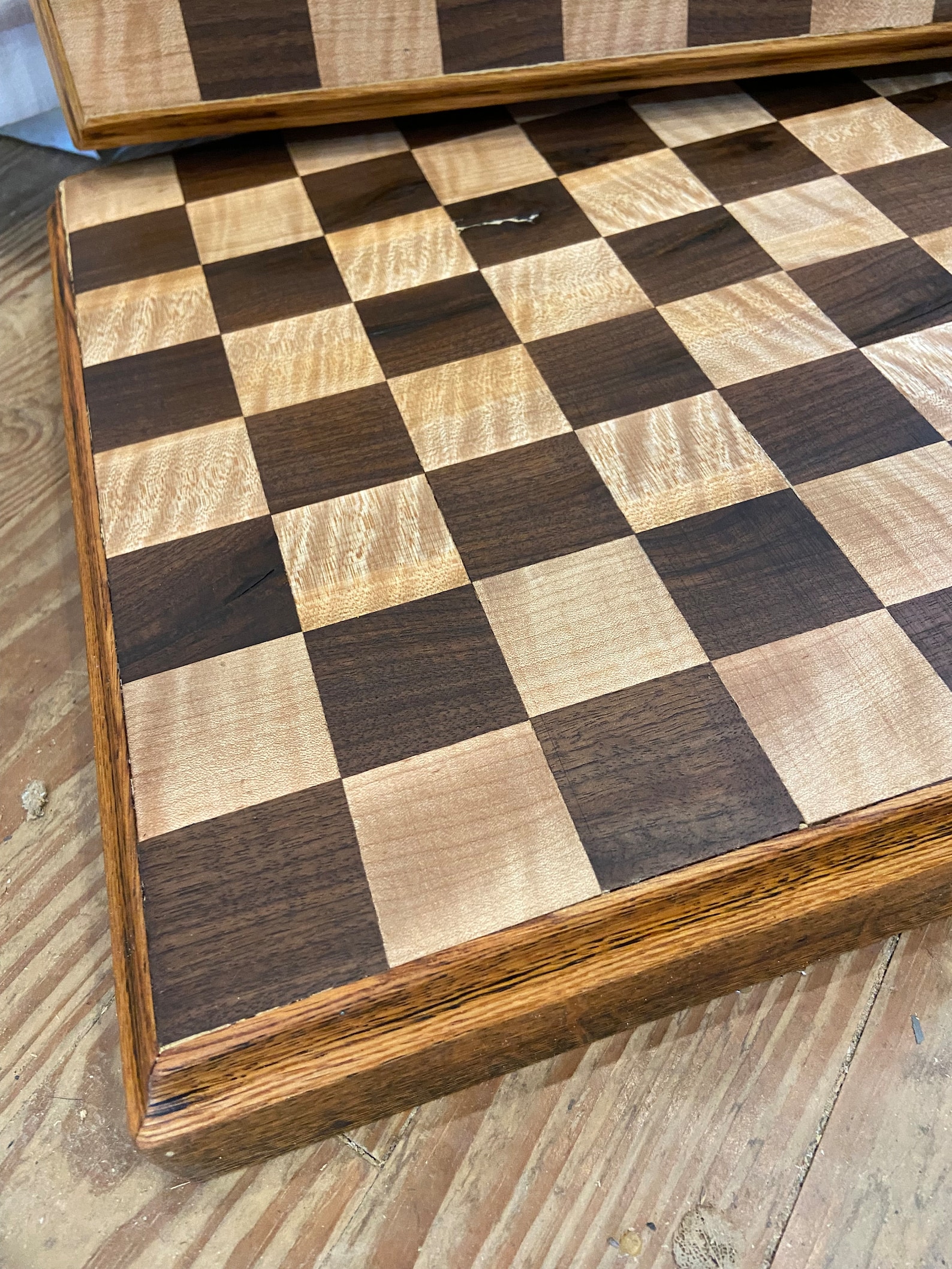 Homemade Reclaimed Wood Checkerboard - Etsy