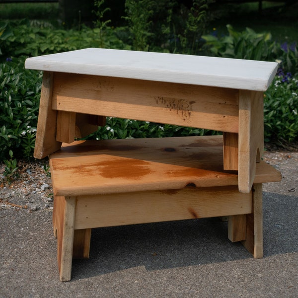Wood Step Stool - Etsy