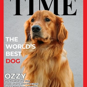 Personalized Dog Prints | Magazine Covers | Pet Portraits | Custom Pet ...
