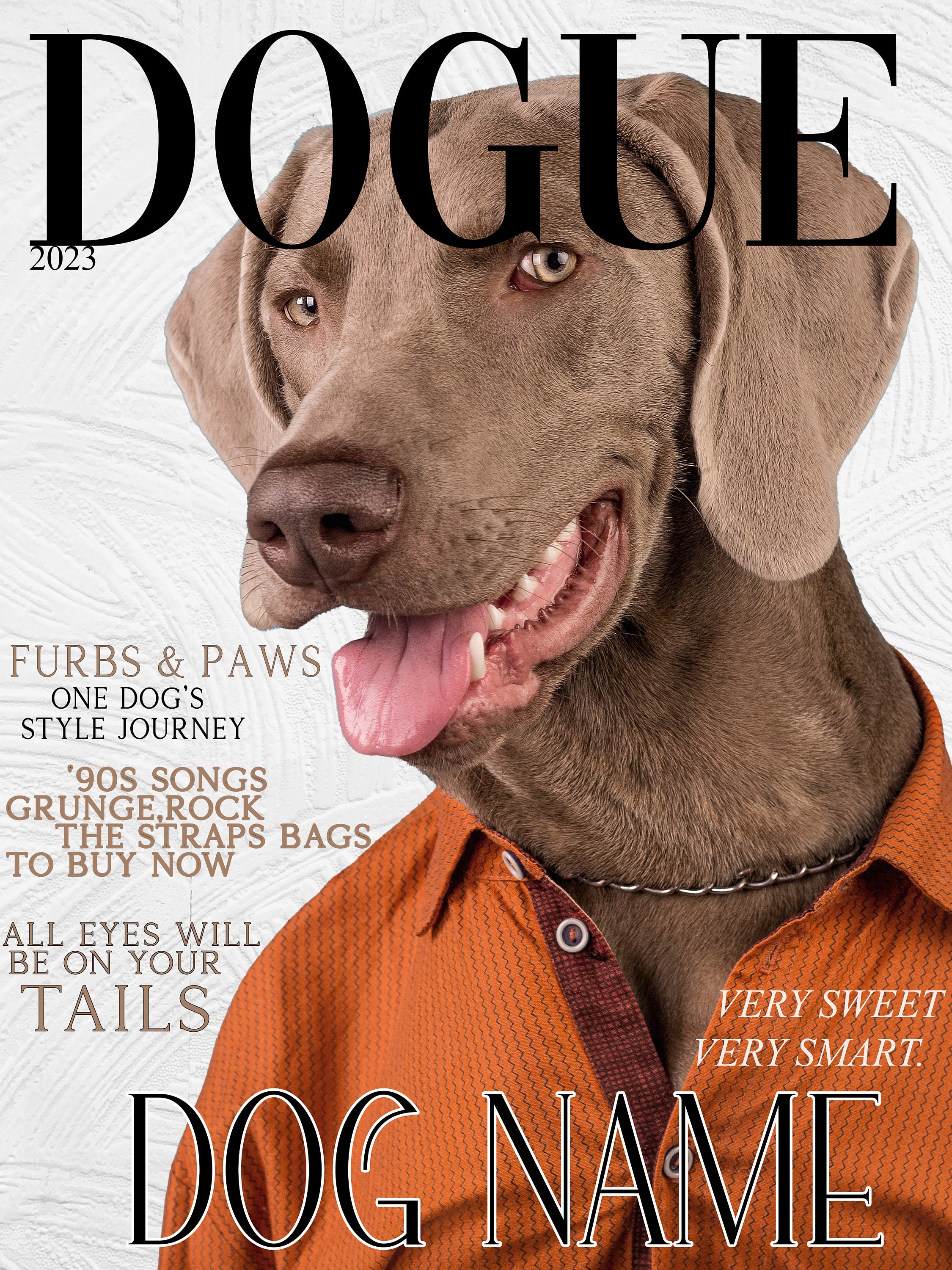 Personalized Dog Prints | Magazine Covers | Pet Portraits | Custom Pet ...