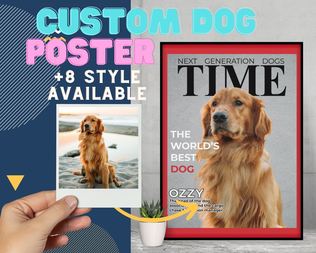 Personalized Dog Prints | Magazine Covers | Pet Portraits | Custom Pet ...