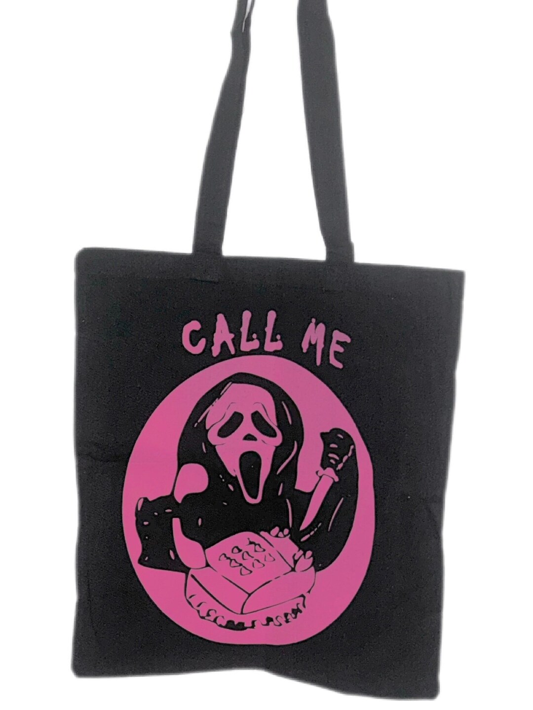 GHOSTFACE Scream Tote Bag Pink Work Tote Bags Travel Tote Bags - Etsy