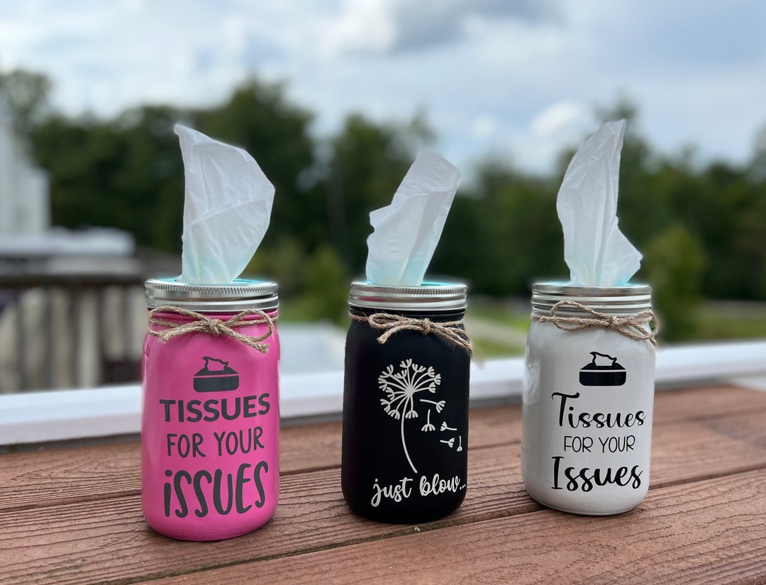 Mason Jar Tissue Dispenser - Etsy