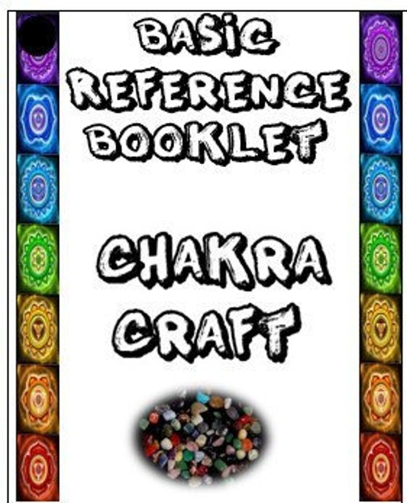 How to Guide: Basic Reference Booklet Chakra Craft - Etsy
