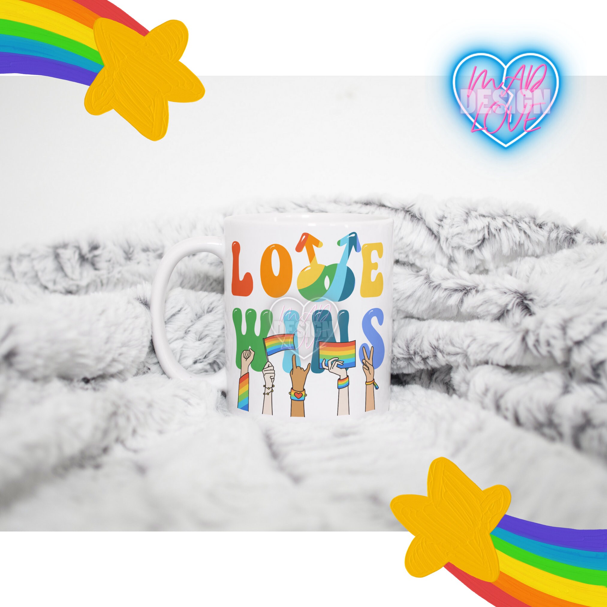 Love Wins PNG Pride Cut File Cricut Silhouette - Etsy Canada