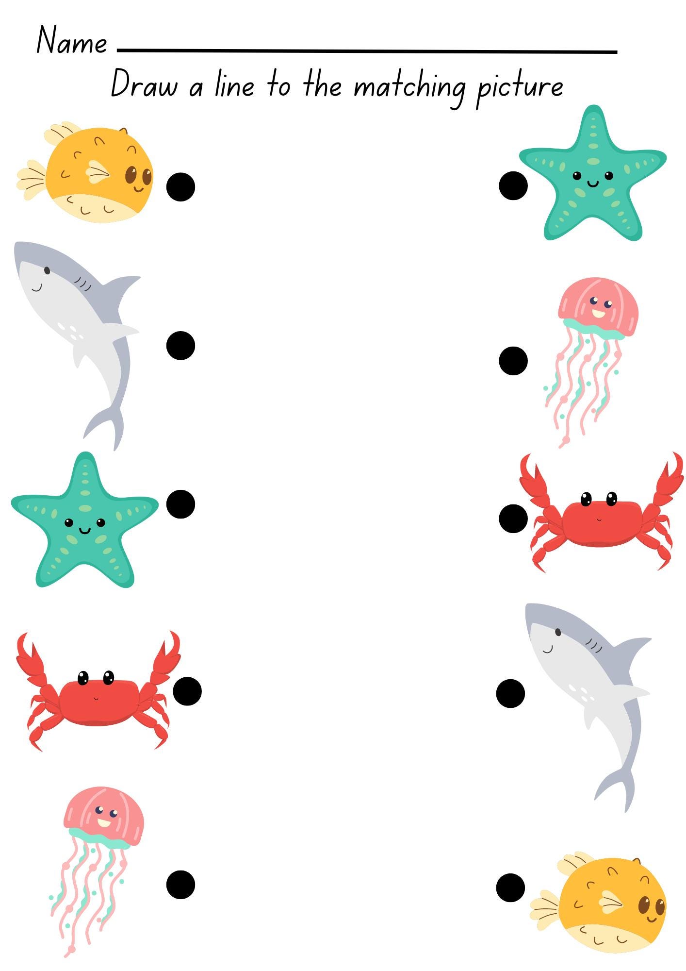 Matching Activity Bundle: Fine Motor Skills, Pre-k and Kindergarten ...