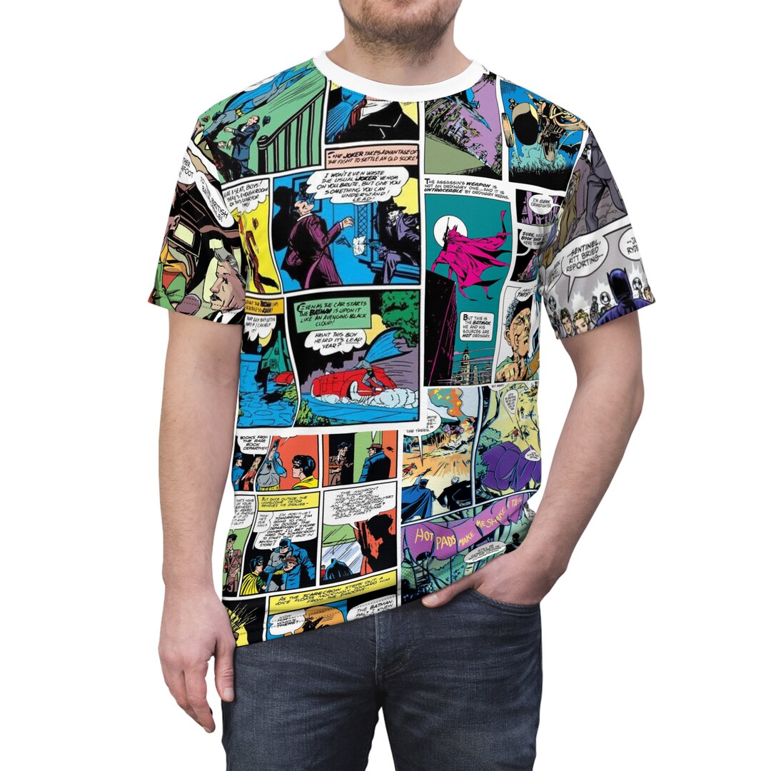 Batman Comics Unisex Cut & Sew Tee - Etsy
