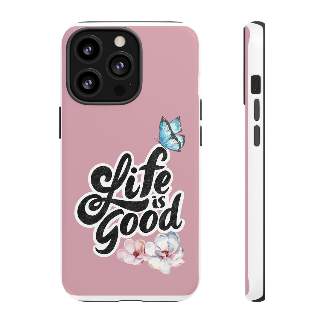 Life is Good iPhone Case, Spring iPhone Case, Watercolor, Magnolia ...