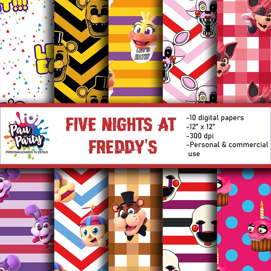 Fnaf Digital Papers - Etsy
