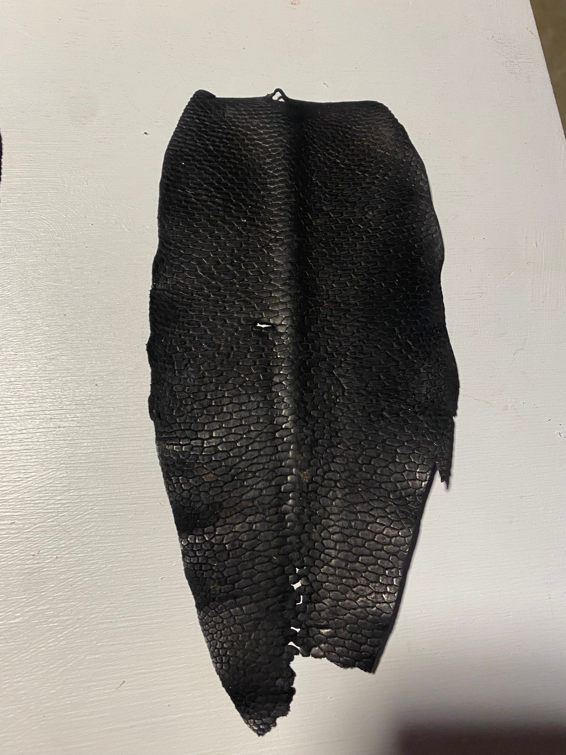 Beaver Tail Leather. Black Color. Great for Small Crafts and Projects ...