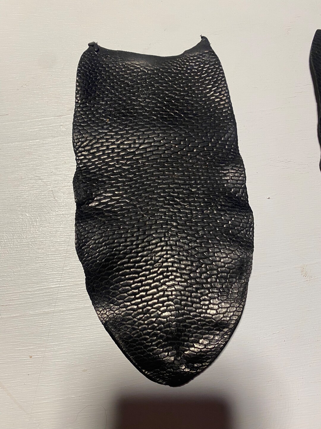 Beaver Tail Leather. Black Color. Great for Small Crafts and Projects ...