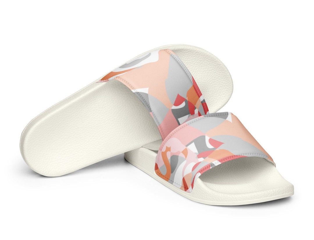 Women's Colorful Slides, Geometric Pattern Sandals, Must-have Holiday ...