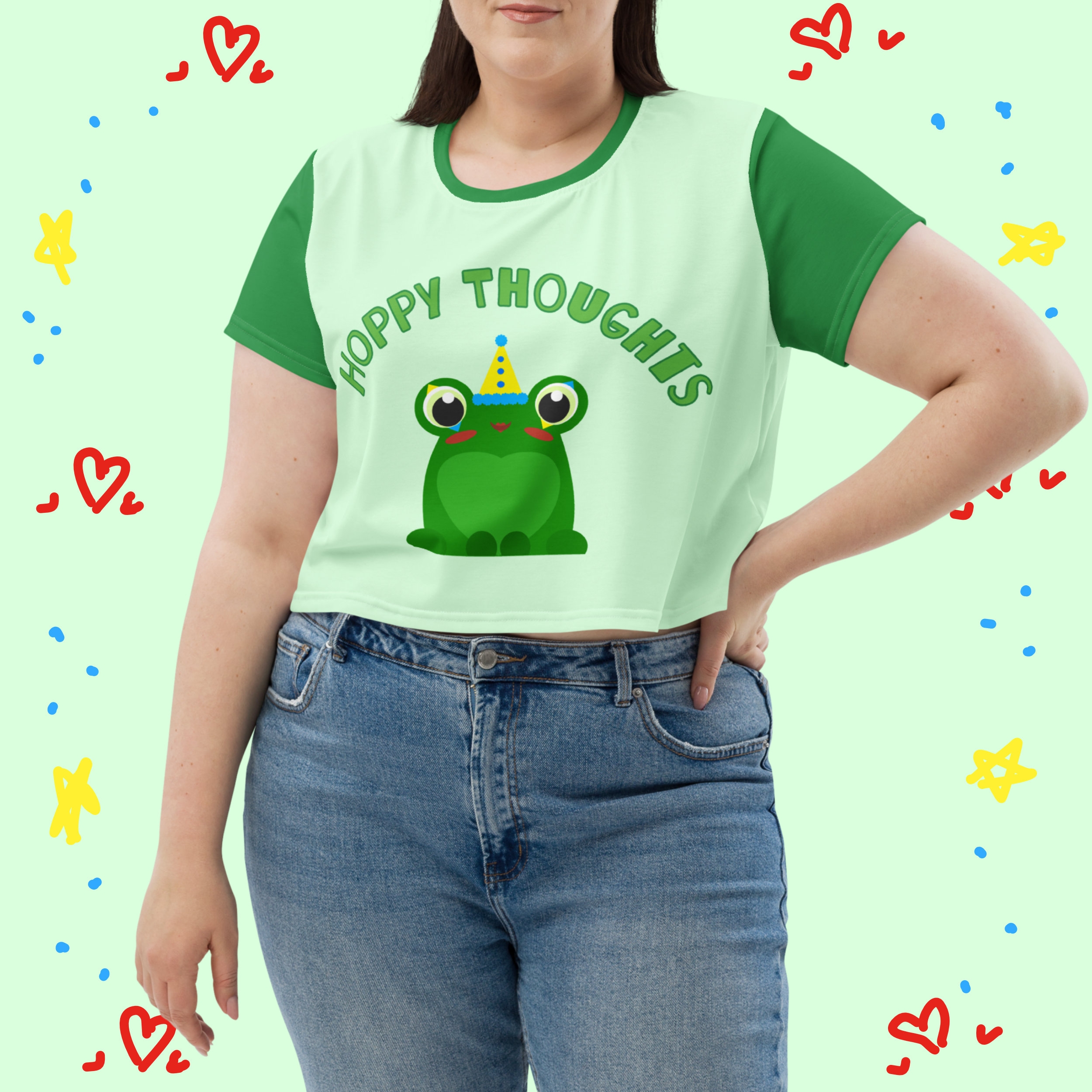 Frog Clowncore Skirt Set // Forg Clown // Kidcore Aesthetic - Etsy