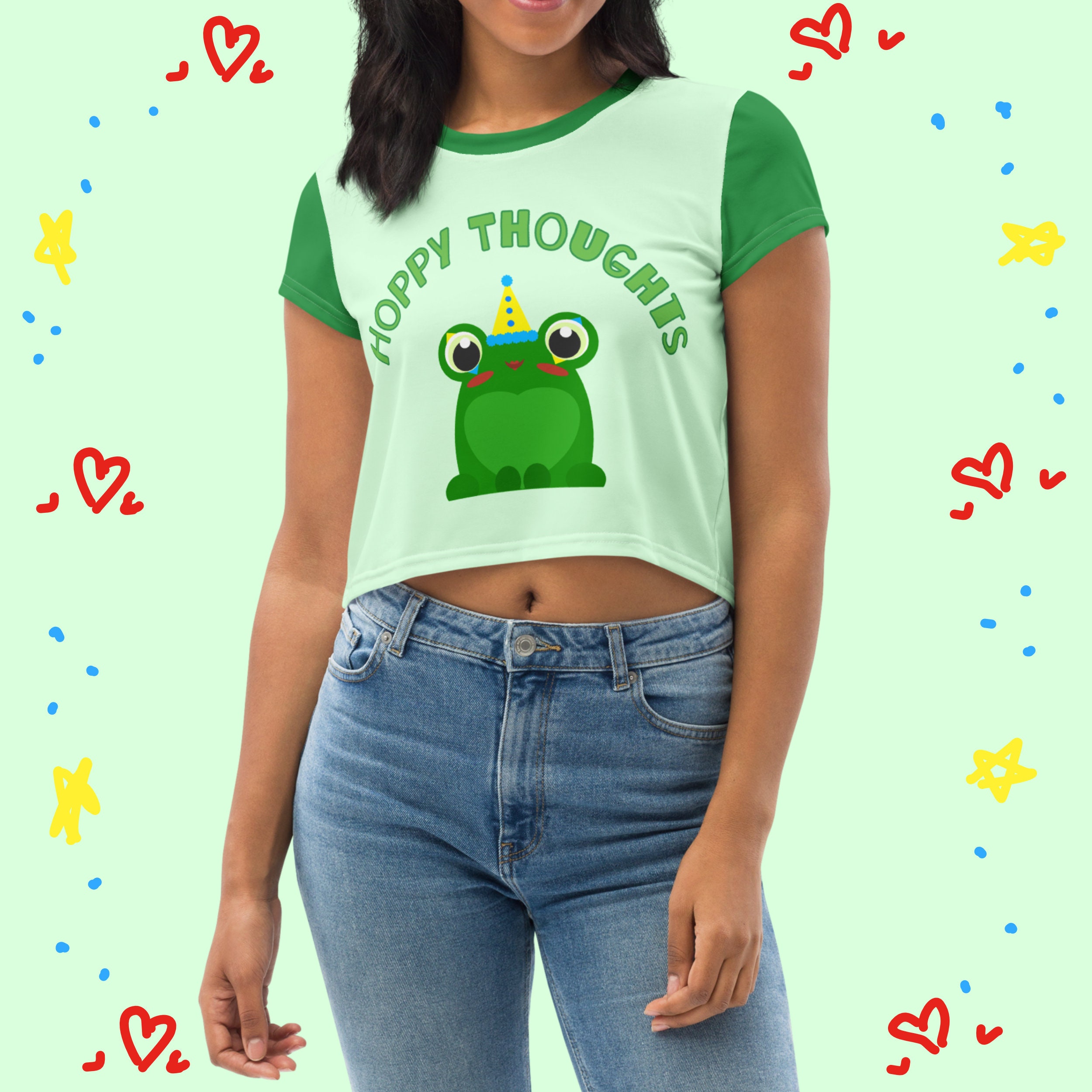 Frog Clowncore Skirt Set // Forg Clown // Kidcore Aesthetic - Etsy