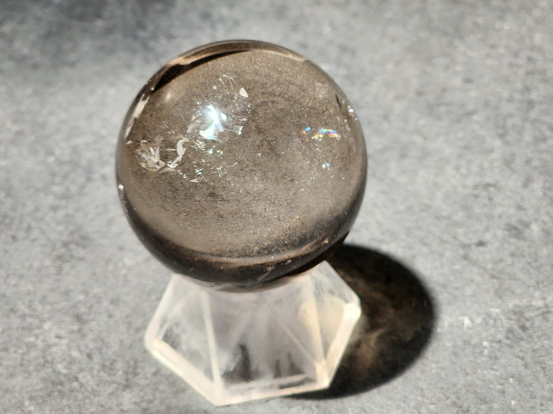 Quartz Sphere With Rainbows 702 - Etsy