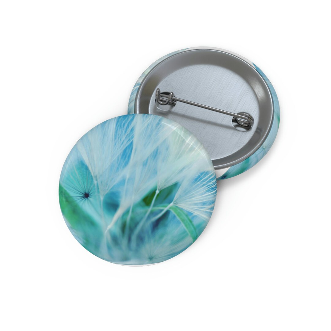 Dandelion Pin Button - Etsy