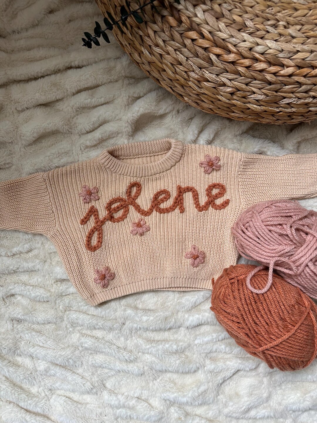 Tanpersonalized Custom Embroidered Name Sweater - Etsy