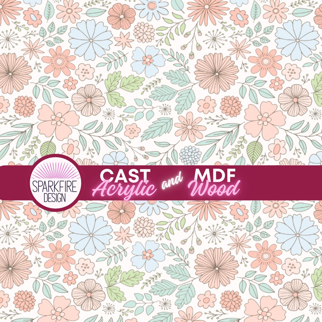 Patterned Acrylic and MDF Sheets Perfect for Jewelry, Earrings or Cup ...