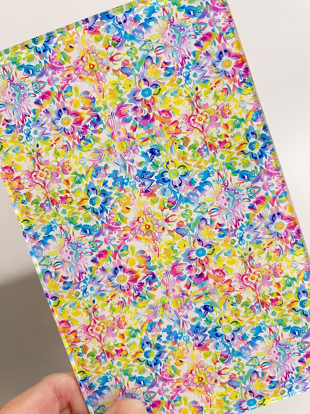 Clear Acrylic Watercolor Print Two Sided UV Printed Patterned Acrylic ...