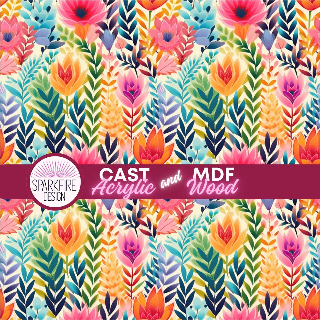 Patterned Acrylic and MDF Sheets Perfect for Jewelry, Earrings or Cup ...