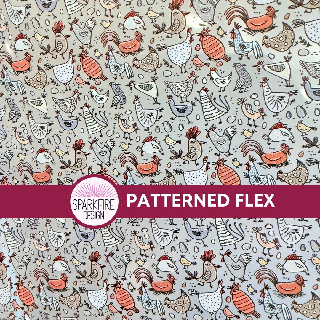 Chicken Patterned Flex Acrylic Sheet for Lasers (9.5x12in) - Etsy