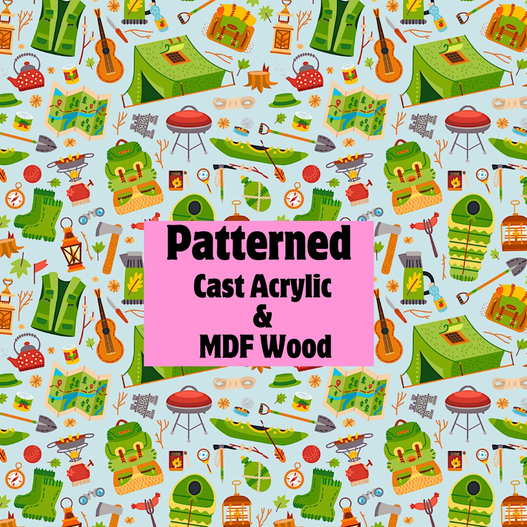 Patterned Acrylic and MDF Sheets Perfect for Jewelry, Earrings or Cup ...