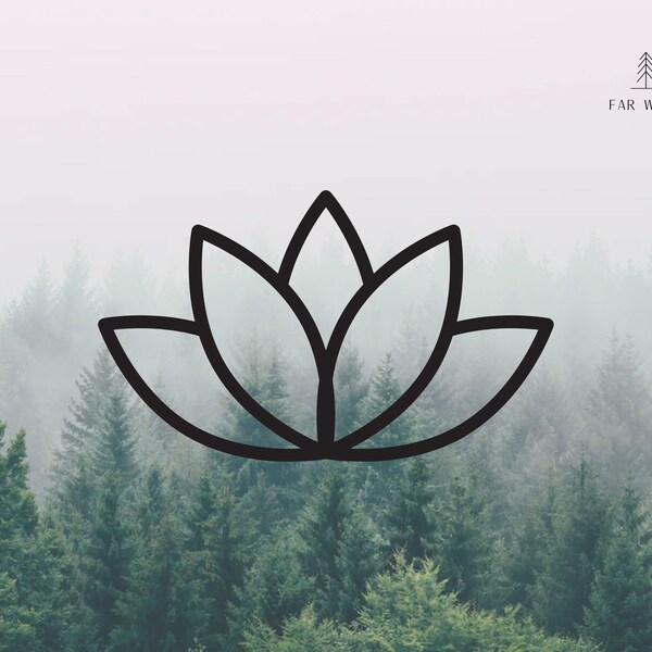 Lotus Decal - Etsy