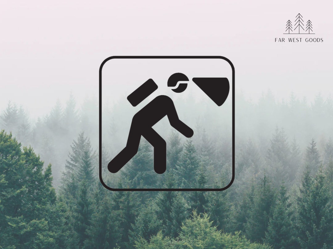 Caving Decal, National Parks Symbol, Recreation Icon, Car Decal, Laptop ...