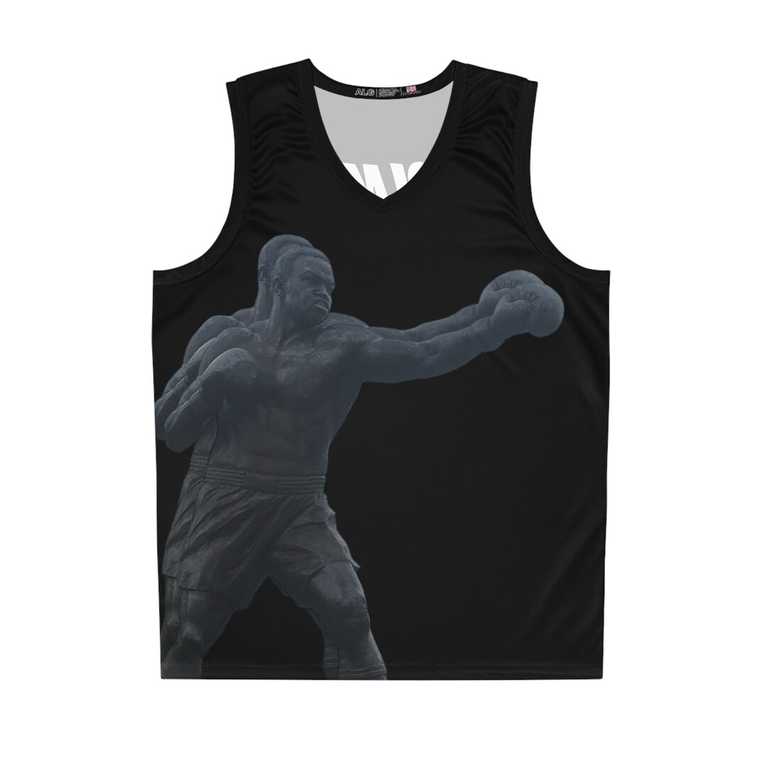 Larry Statue Basketball Jersey AOP By. Wilsonart - Etsy