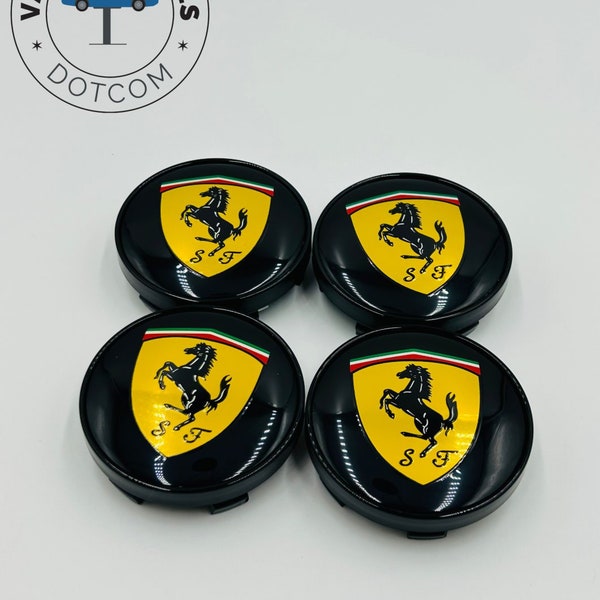 Black Ferrari Center Cap Emblem - Etsy