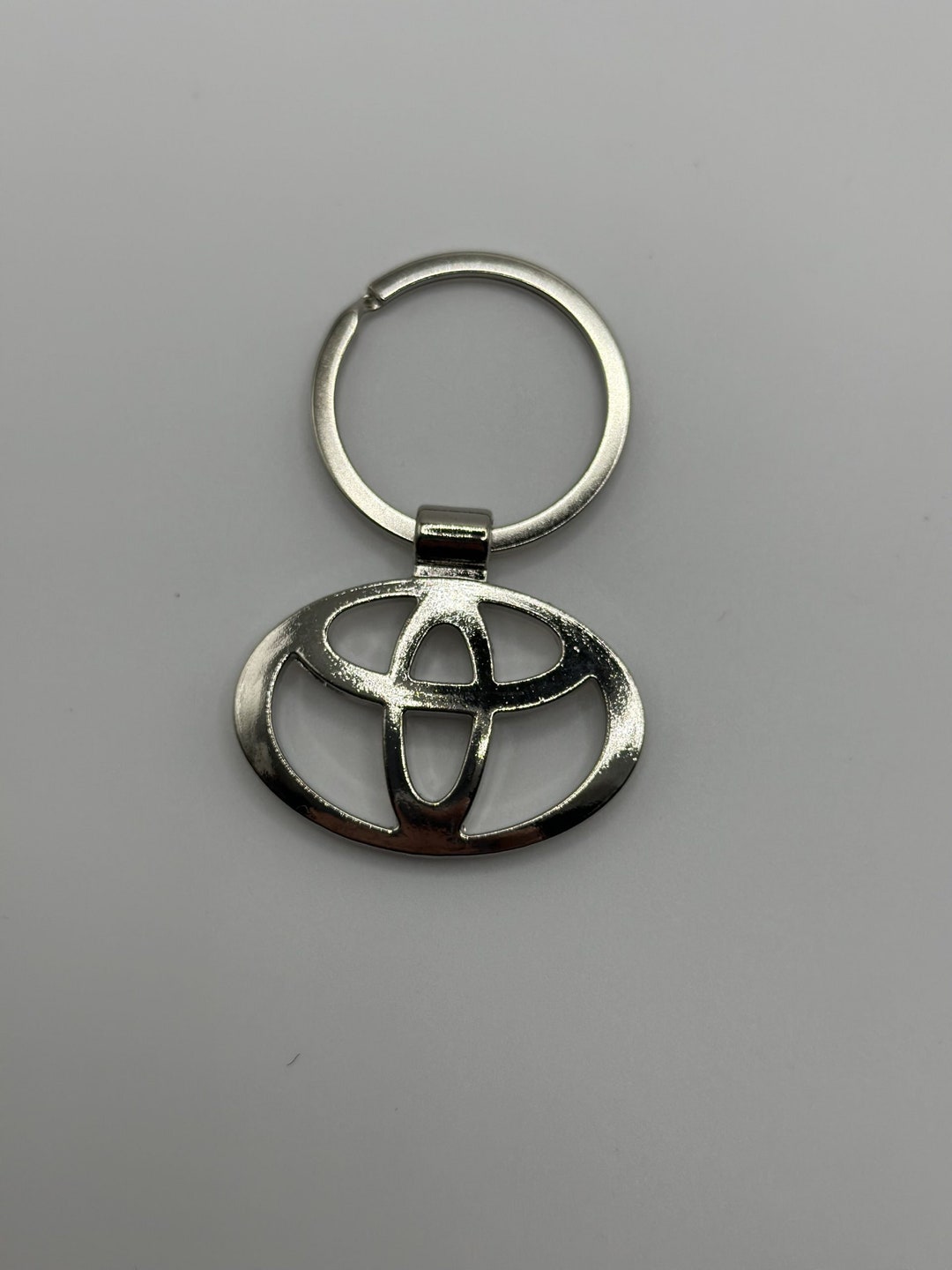 Toyota Metal Keychain Silver Cute Gift for Car Lovers Metal - Etsy