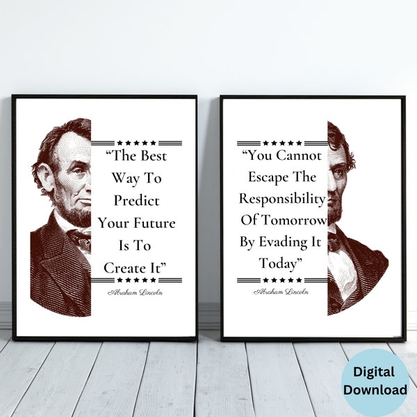 Lincoln Quote - Etsy